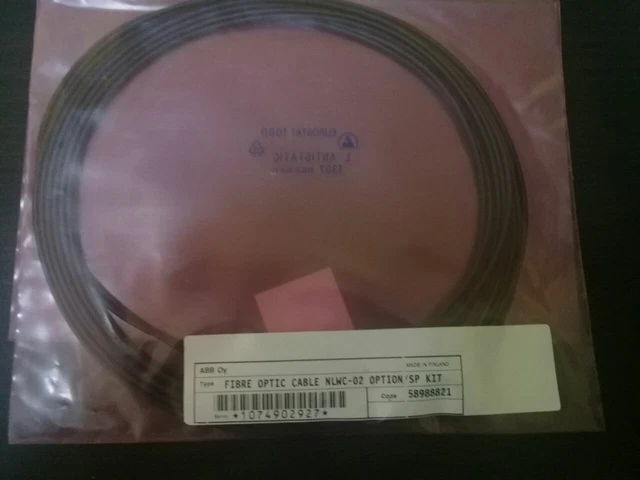 ABB FIBER OPTIC CABLE NLWC-02 lot of two pcs £66.50 - PicClick UK