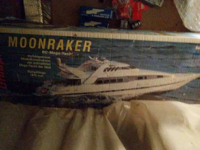 GRAUPNER MOONRAKER RC Boat Graupner Super yacht model £680.00 - PicClick UK
