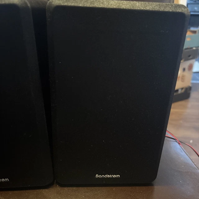 SANDSTROM SHFUSB13 50W Bookshelf Hi-Fi Stereo Speakers Black £17.99 ...