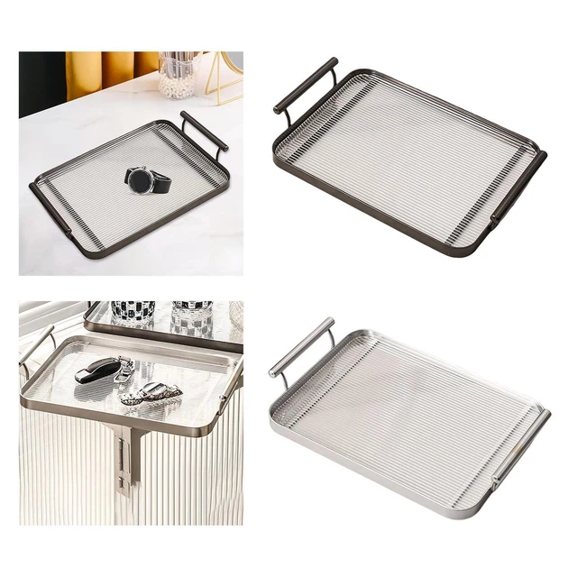 PLATEAUX DE SERVICE Vaisselle Rectangulaire Multi-usages pour table de ...