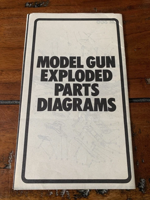 REPLICA MODELS (UK) LTD 1980s Model Gun Exploded Parts Diagrams £7.50 ...