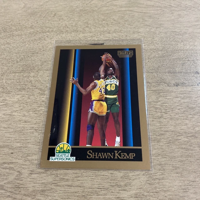 1990-91 SKYBOX SHAWN Kemp Rookie Basketball Card #268 RC Seattle ...
