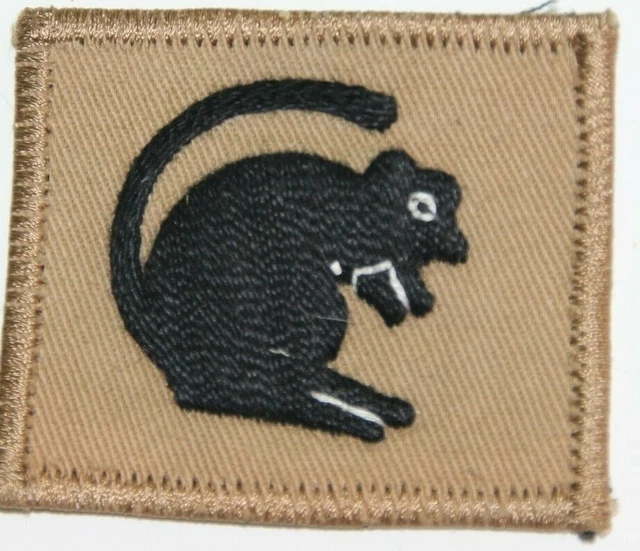 WWII WW2 BRITISH Army 4th Fourh Armored Armoured Brigade Patch Desert ...