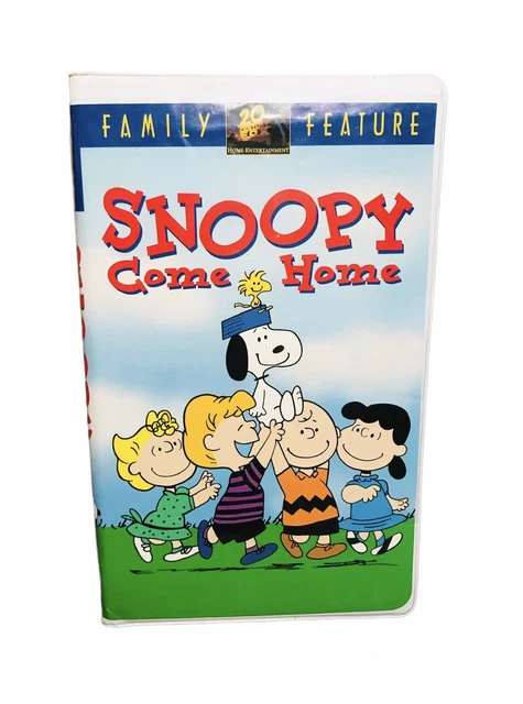SNOOPY COME HOME 1972 Peanuts Movie VHS Video Tape 1995 Clamshell ...
