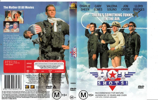 HOT SHOTS-1991-[CHARLIE SHEEN]-20TH century Fox-Movie TCF-DVD £14.81 ...