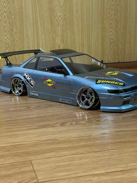 YOKOMO SILVIA S13 RC Drift Body Overdose OFF7 Wheels Included From ...