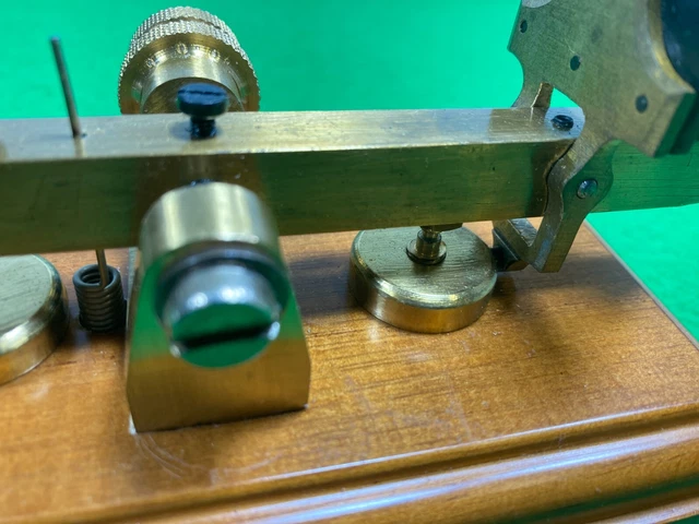 WONDERFUL REPLICA ITALIAN Swiss Morse Key Telegraph Post Manipulateur ...