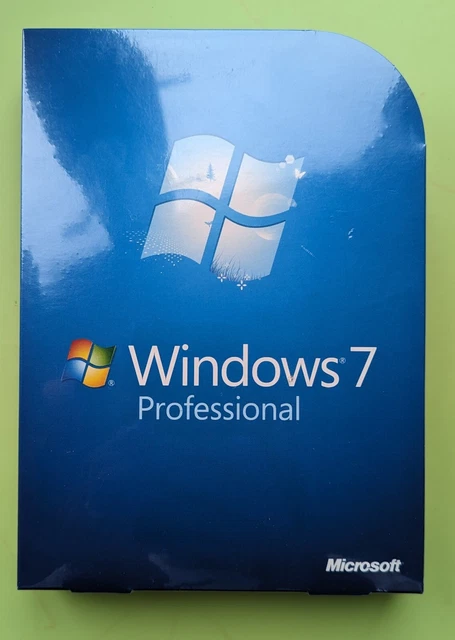 MICROSOFT WINDOWS 7 Professional - Full Edition (PC) Boxed 32 & 64bit ...