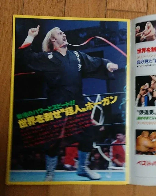 HULK HOGAN PRO Wrestling Album 62P Vol.10 not included post card Japan ...