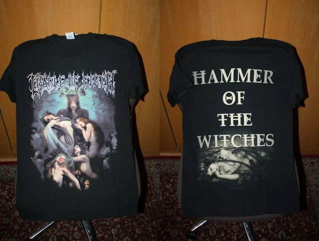 CRADLE OF FILTH - Hammer of the witches T Shirt S NEU Dimmu Borgir ...