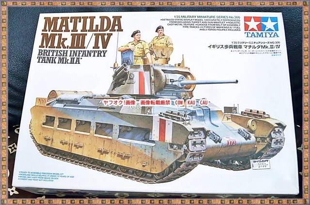 TANK PLASTIC MODEL Matilda Mkiii / Iv British Infantry Tamiya 1/35 ...