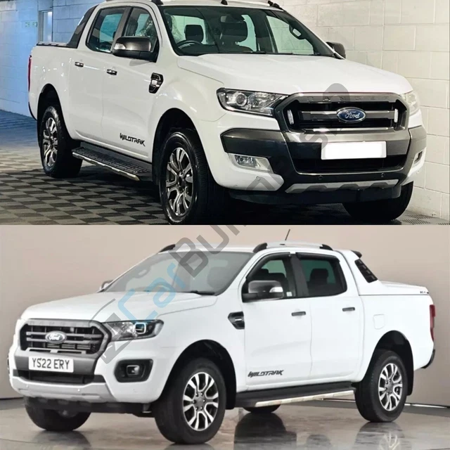 FORD RANGER WILDTRAK 2016-19>2022 Front Bumper Conversion Frozen White ...