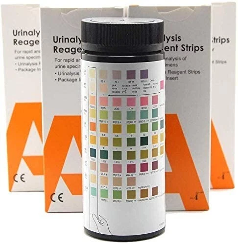 100 URS-10 URINE Test Strips Urinalysis Urine Testing Strip inc pH ...