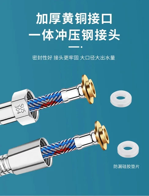 JAKESPECIAL – STAINLESS Steel Bathroom Plumbing Hose 1.5-3m EUR 34,79 ...