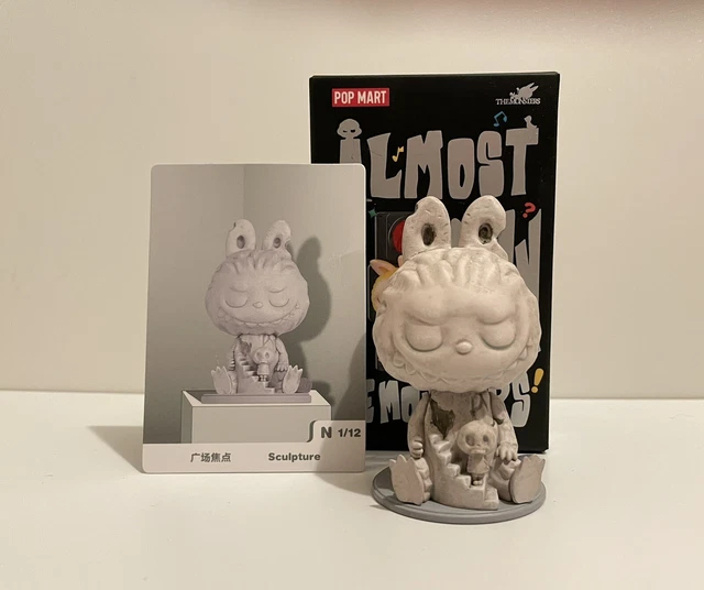 POP MART THE Monsters Almost Hidden Labubu Sculpture Blind Box Toy ...