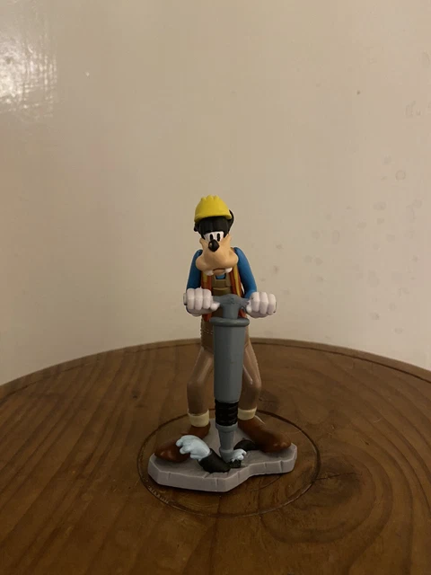 DISNEY CONSTRUCTION WORKER Goofy Jack Hammer PVC Figure Figurine £5.00 ...