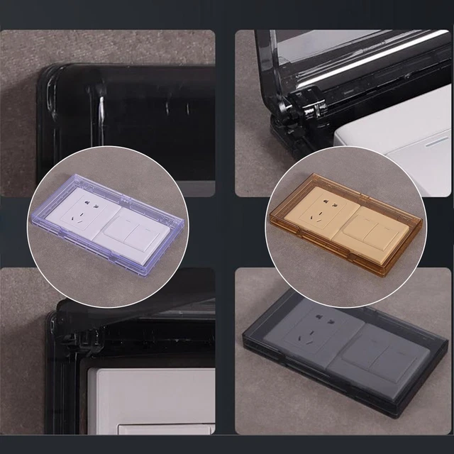 ADHESIVE OUTLET COVER for 2 Gang Waterproof Socket Secure and ...