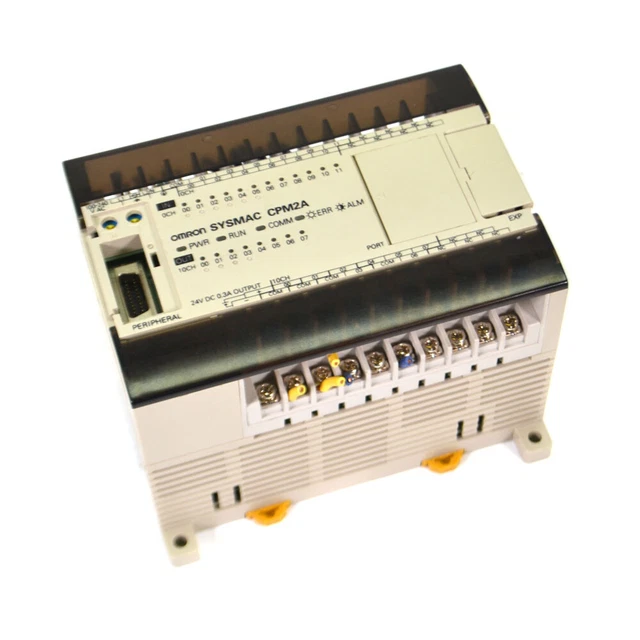 OMRON CPM2A-20CDR-A SYSMAC PLC Module 100-240VAC Programmable Logic ...