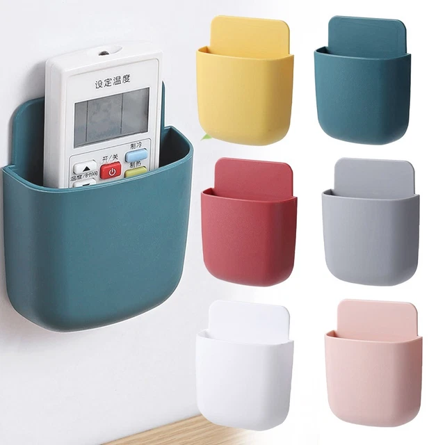 SPACE SAVING WALL Mounted Holder for Smart TV Remote Control Organizer ...
