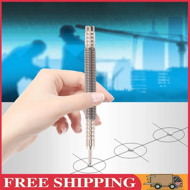 CENTER PIN PUNCH Spring Loaded Marking Starting Holes Tool Marker ...