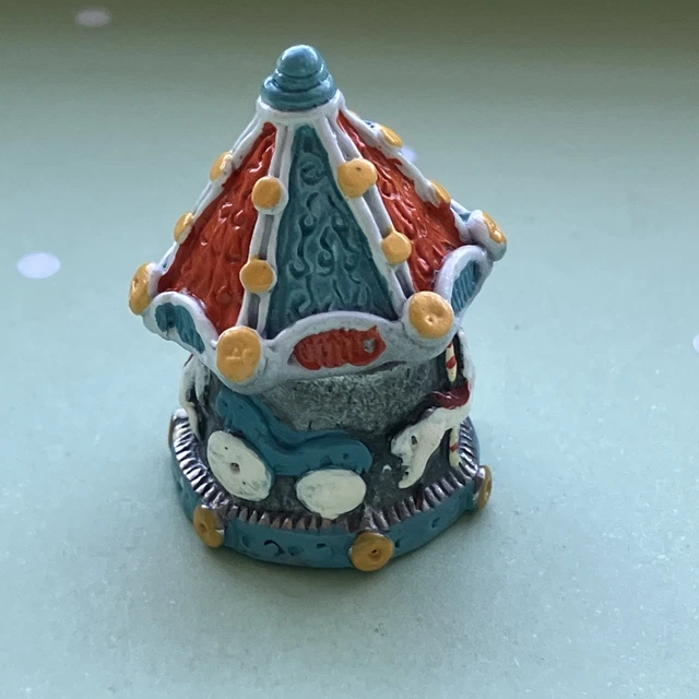 VINTAGE PEWTER CAROUSEL Thimble From Warwick Models £5.92 - PicClick UK