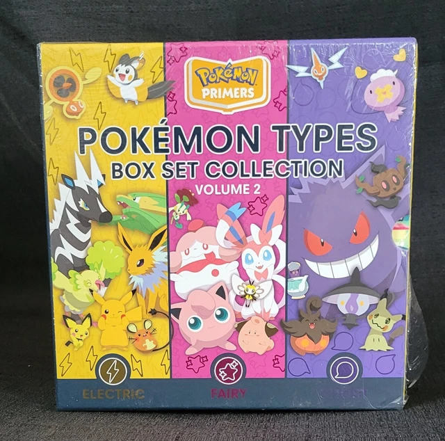 POKÉMON PRIMERS TYPES: Box Set Collection Volume 2: Electric, Fairy ...