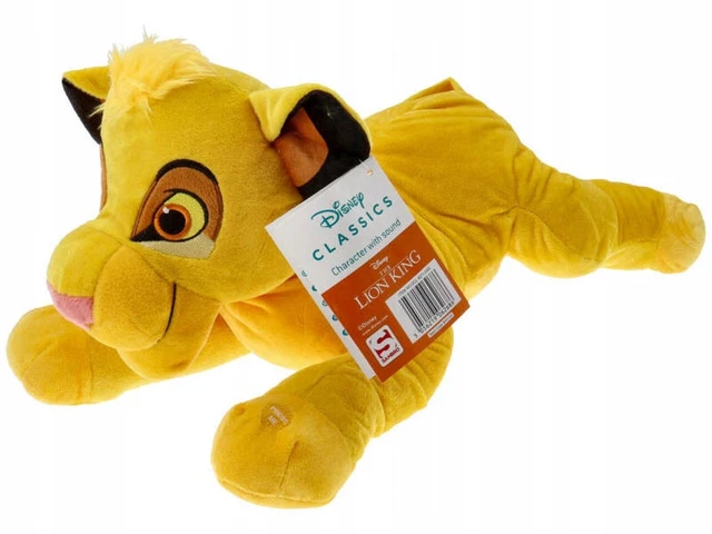 THE LION KING Disney Classics Simba Large Lying 19" Plush Figure With ...