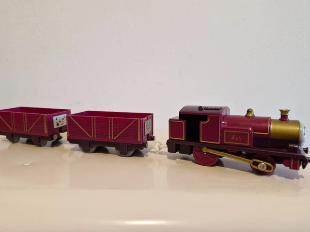 TOMY TRACKMASTER THOMAS And Friends Pink Lady With 2x Troublesome ...