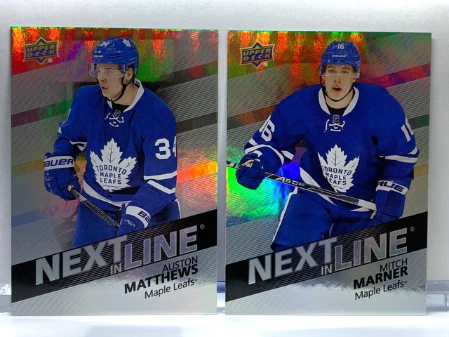AUSTON MATTHEWS MITCH Marner Rookie Cards Upper Deck Next In Line 2016 ...