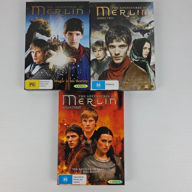 THE ADVENTURES OF Merlin - Complete Series Seasons 1-3 (1 2 3, DVD ...