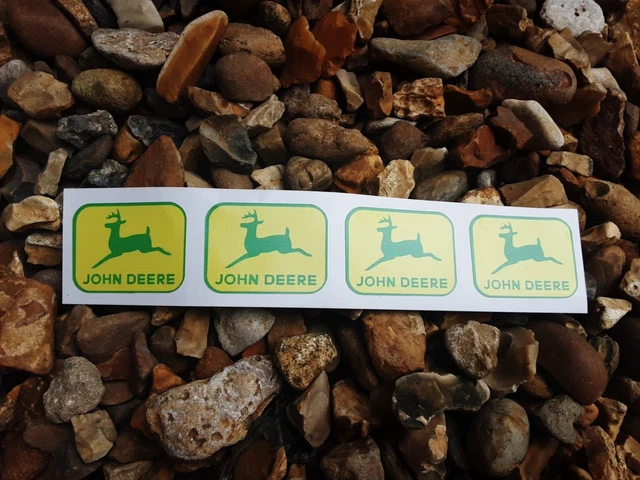 JOHN DEERE STICKER/DECAL x4 £3.00 - PicClick UK