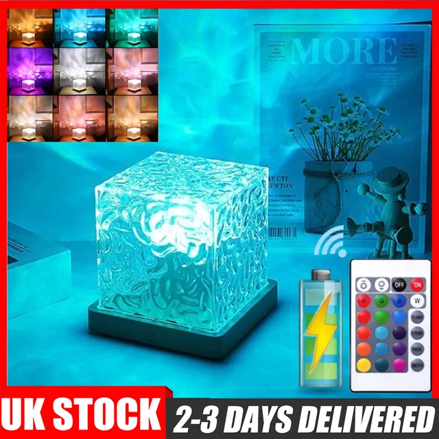 16 COLORS ICE Cube Galaxy Projector Light cean Wave Sensory Light ...