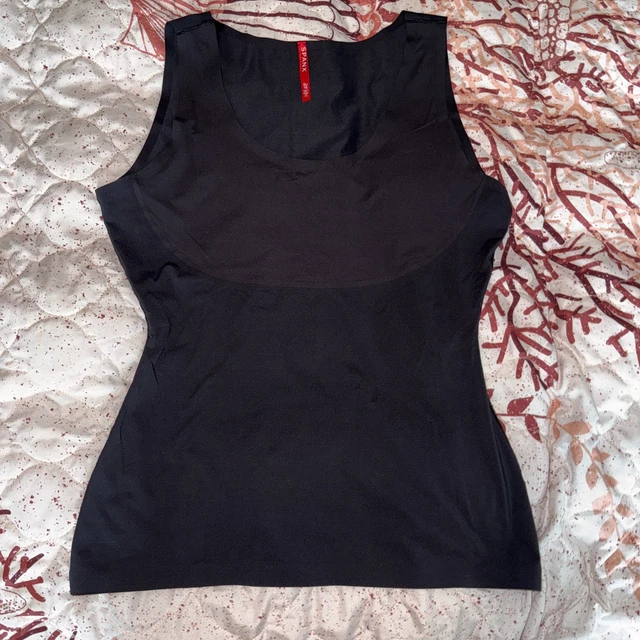 SPANX THINSTINCTS SHAPING Tank Top Women XL Black Shapewear NWOT £22.54 ...