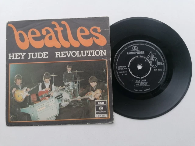 THE BEATLES Hey Jude Revolution 1968 Uk Exort 45 Swedish Sleeve £79.99 - PicClick UK
