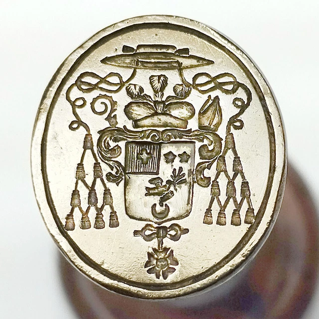 SCEAU, CACHET ARMOIRIES Evèque La Rochelle Légion D'honneur 1Er Empire ...