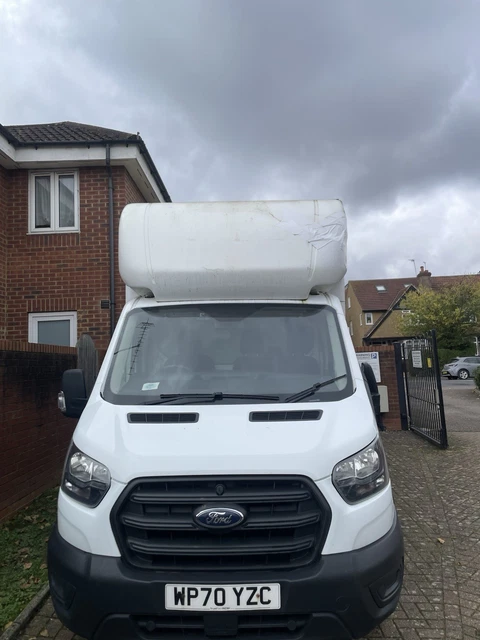 FORD TRANSIT 350 Leader Ecoblue Luton Van Manual 6 Gears 2020 With Tail ...