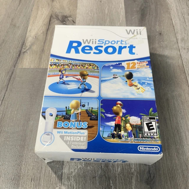 WII SPORTS RESORT Bundle With Wii Motionplus (Nintendo Wii, 2009) £43. ...