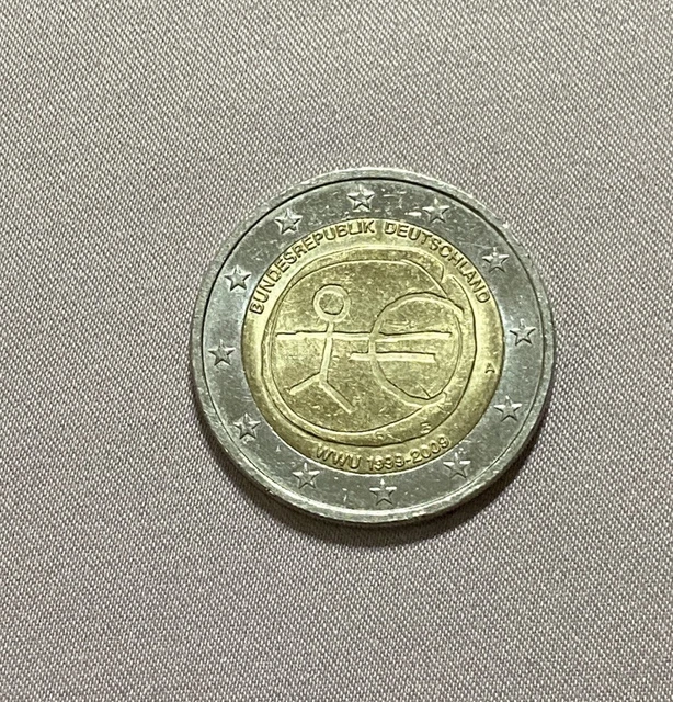 2 Euro Munze Mit Strichmannchen
