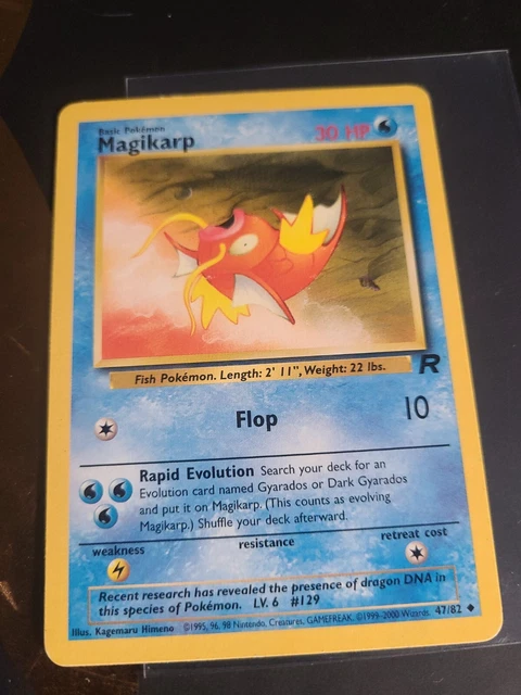 POKÉMON TCG MAGIKARP Team Rocket 47 Regular Unlimited Uncommon LP $0.99 ...