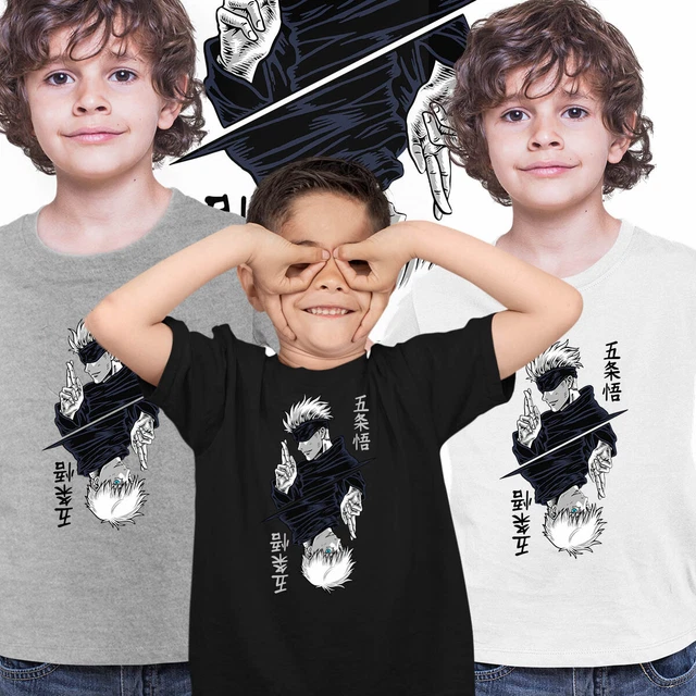 JUJUTSU KAISEN SATORU Gojo Art Lover Anime Manga T-shirt for Kids £16. ...