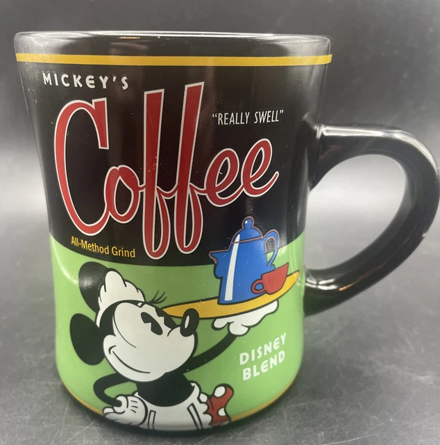 DISNEY THEME PARK Mug Minnie Mouse Mickeys Really Swell Coffee Brand ...