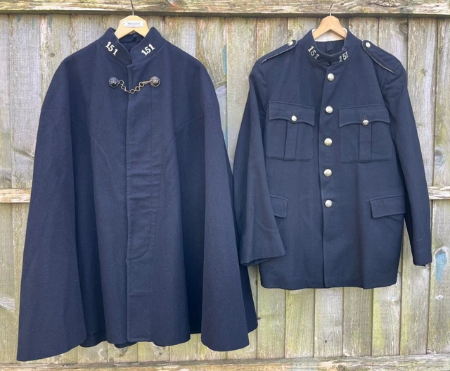 RARE WW2 1940'S Police Numbered Tunic & Matching Numbered Cape £185.00 ...