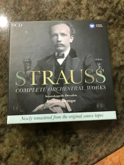 RICHARD STRAUSS COMPLETE Orchestral Works 9 CD Box Set Staatskapelle ...