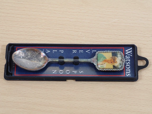 VINTAGE WATSONS SILVER Plated Spoon Diana Princes of Wales Souvenir £12 ...