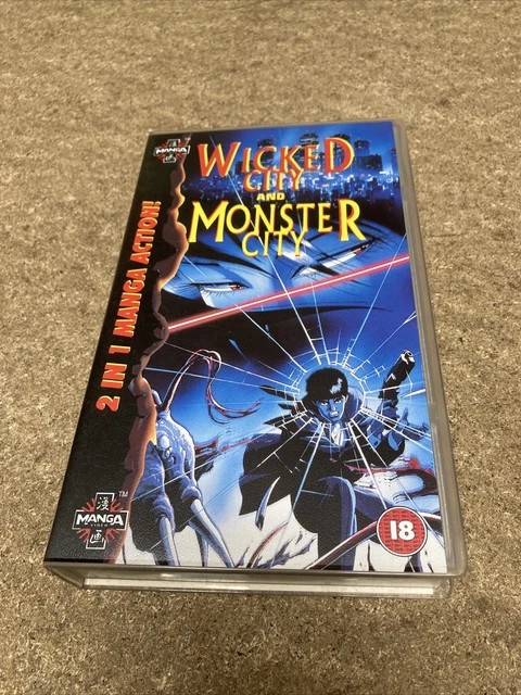 WICKED CITY / Monster City (Animated) (Dubbed) (VHS/SH, 1996) £5.00 ...