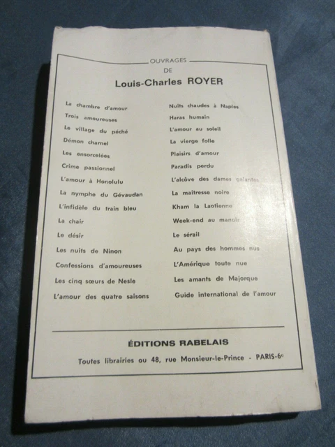 AU PAYS DES HOMMES NUS de Louis Charles ROYER.RABELAIS. E.O. 1967 ...