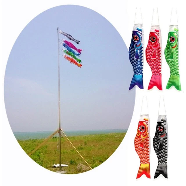 CARP WINDSOCKS TRADITIONAL Japanese Carp Windsocks Hangings Fish ...