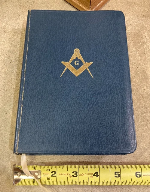 MASONIC HOLY BIBLE Holman 1968 Temple Illustrated Edition Mason £16.06 ...