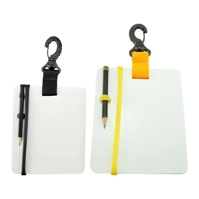 NEW SCUBA DIVE Underwater Writing Slate Mini Compass Pencil Gear Board ...