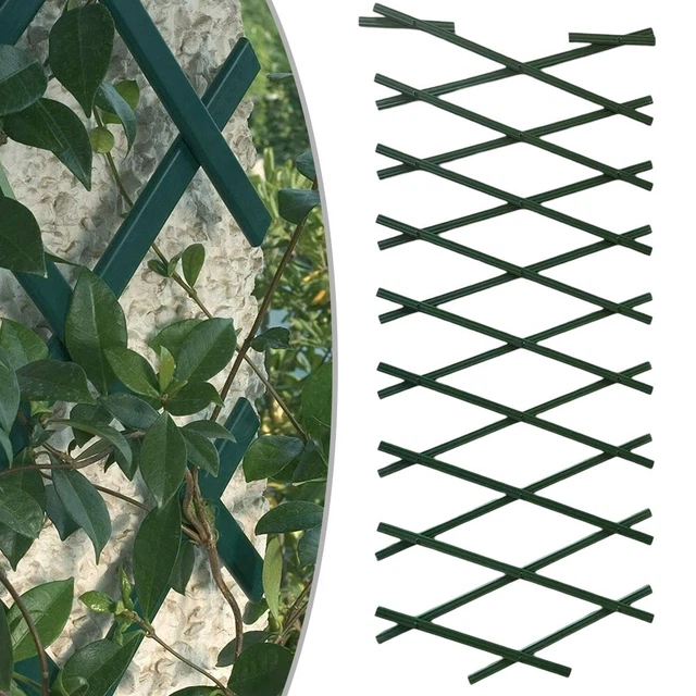 TREILLIS PVC EXTENSIBLE pour plantes grimpantes support de jardin pour ...